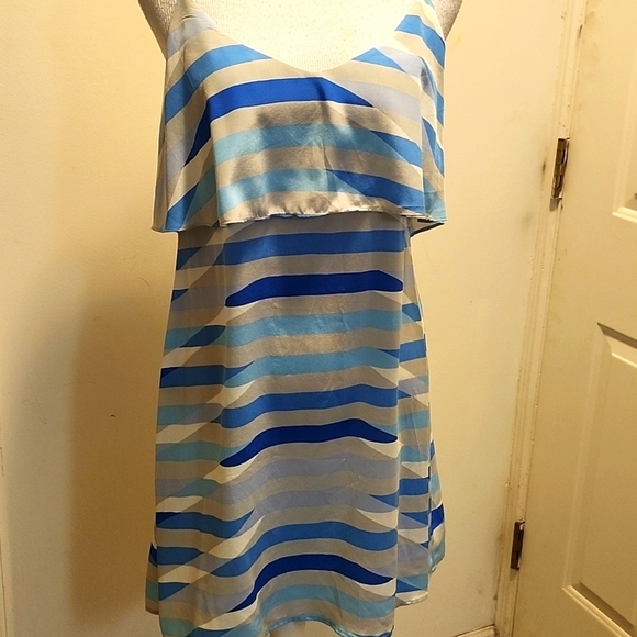 Joie | Dresses | Joie Silk Slip Dress Parthena Oasis Blue Gray Mini Nwt ...